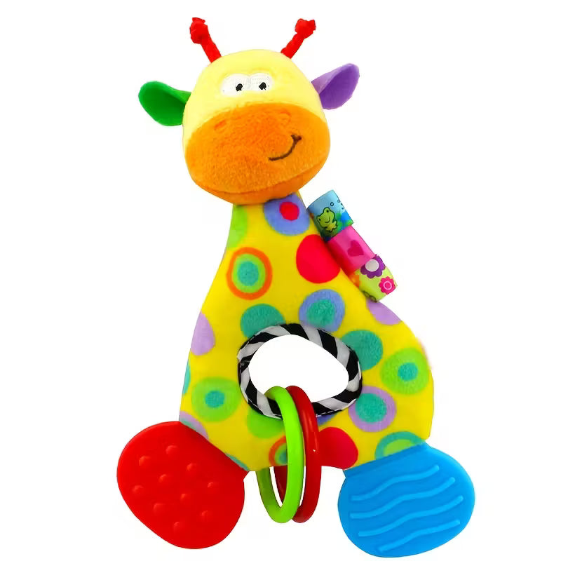 Baby Giraffe Plush Rattle – Two Little Friends