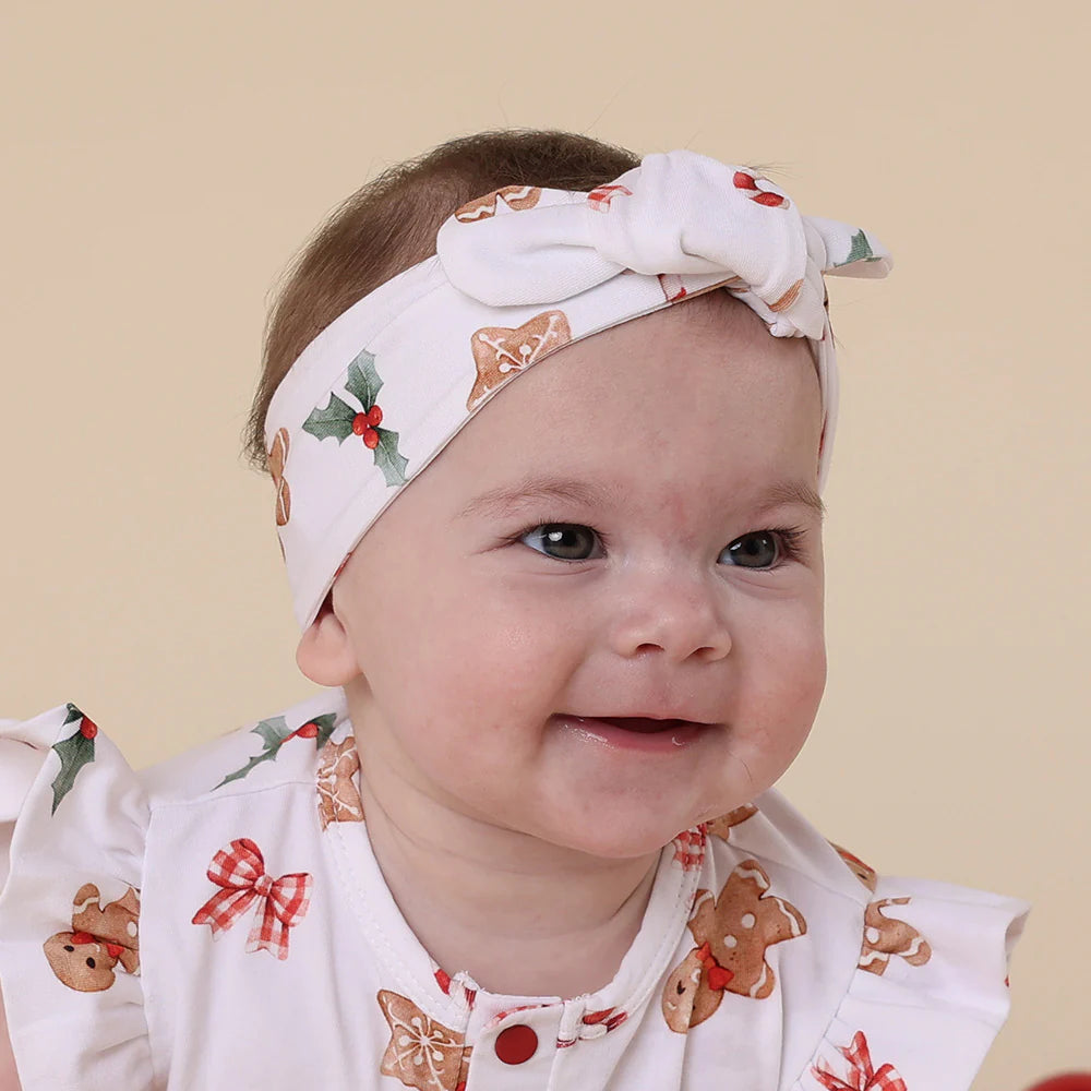 Organic Topknot -Gingerbread – Two Little Friends